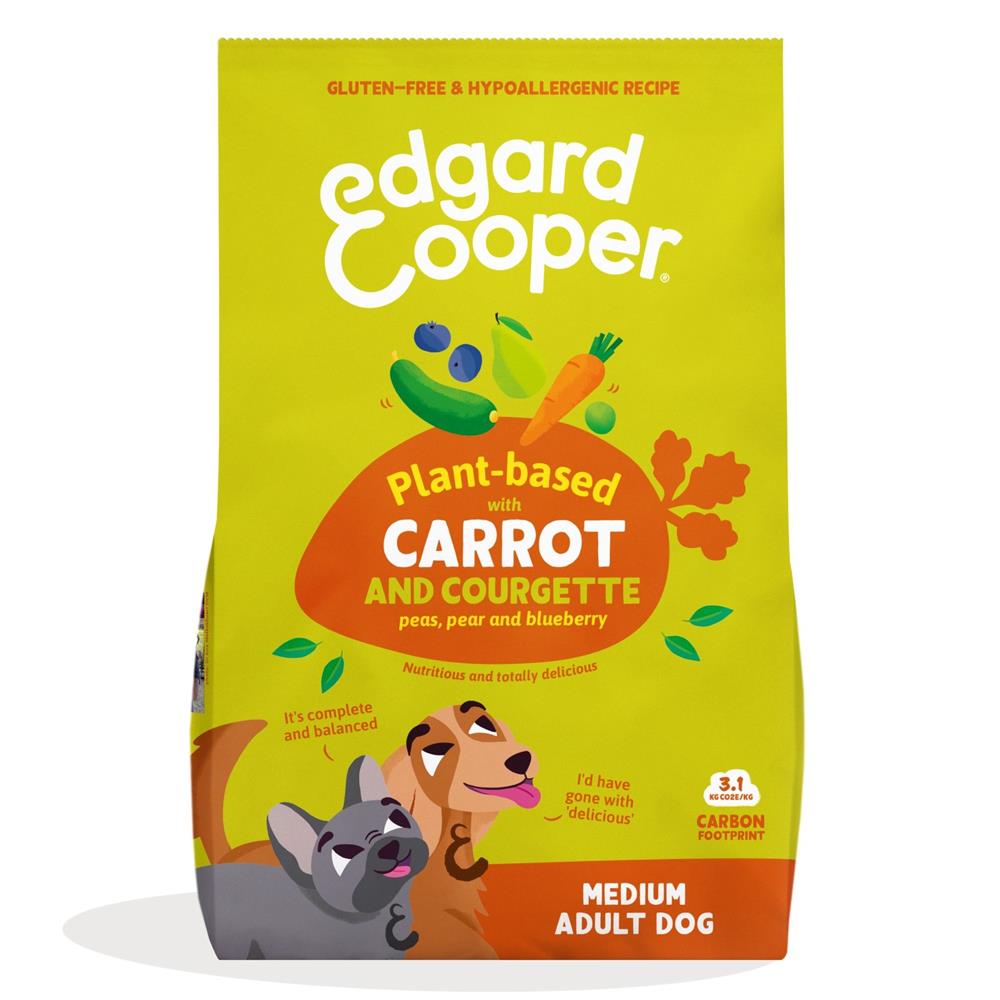 Edgard and Cooper Plant-Based Dog Food with Fresh Carrot and Courgette