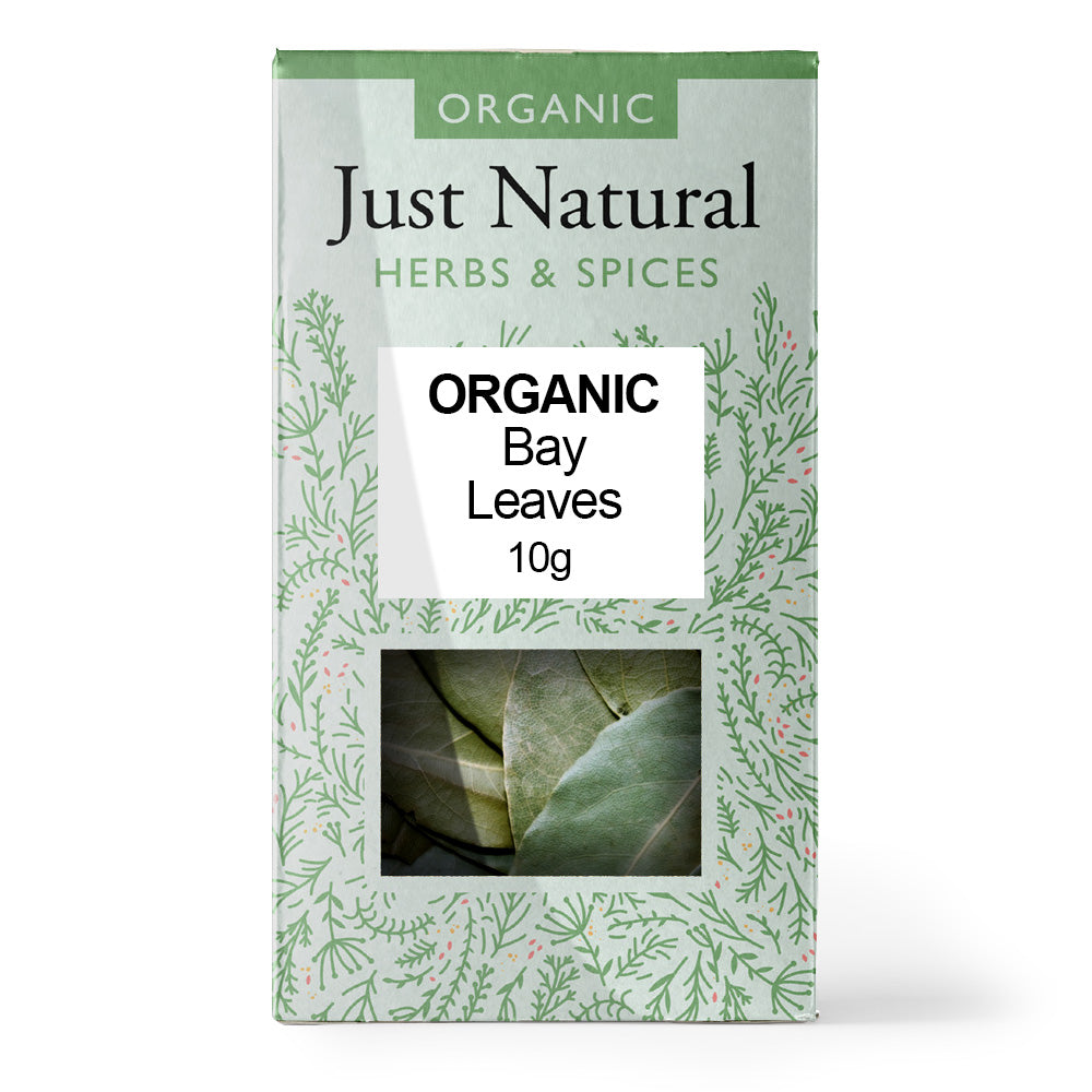 Just Natural Herbs Organic Bay Leaves (Box) 4g