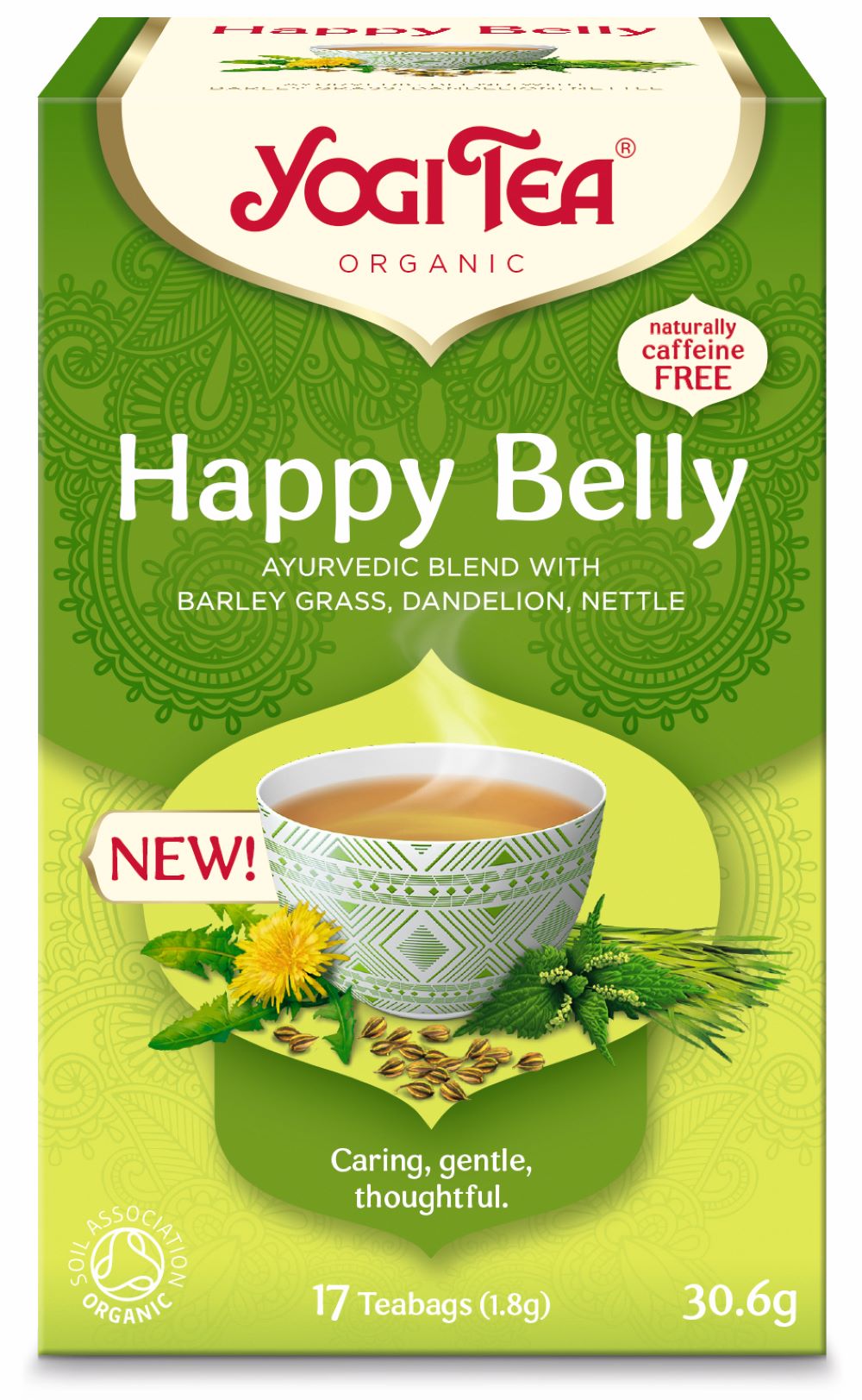 Yogi Tea Happy Belly Organic 17 Teabags (Sold in multiple of 2)